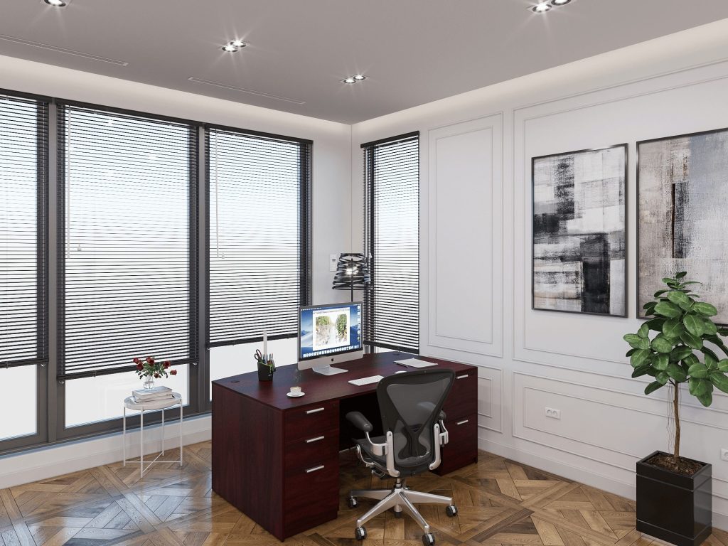 i5 Industries Bow Front Desk with Full Size Storage Pedestals – Systems ...