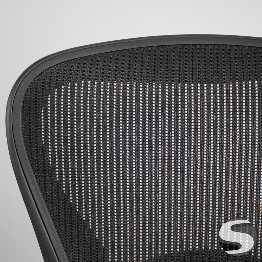 Herman Miller Aeron Fully Adjustable Size C Black (Tab, Lumbar)