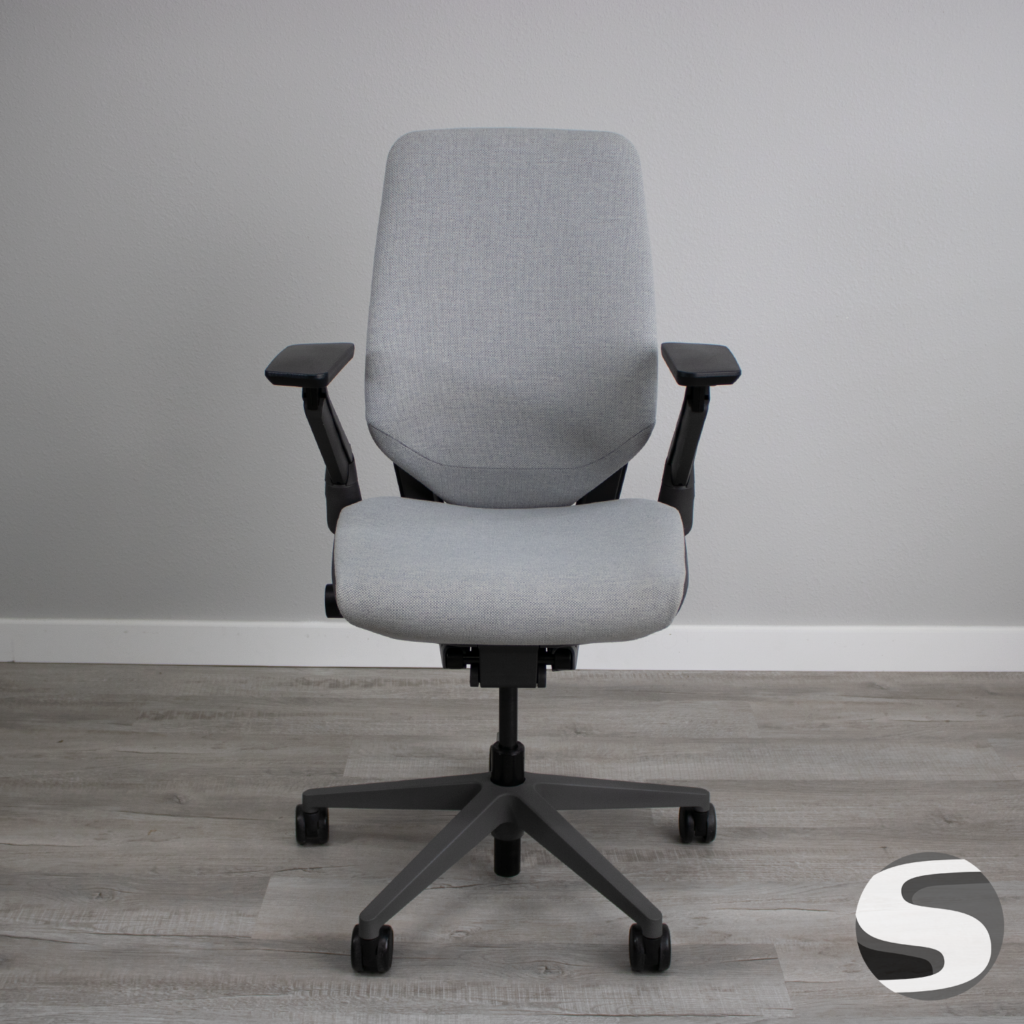 Steelcase Gesture Chair Highly Adjustable Light Gray Fabric