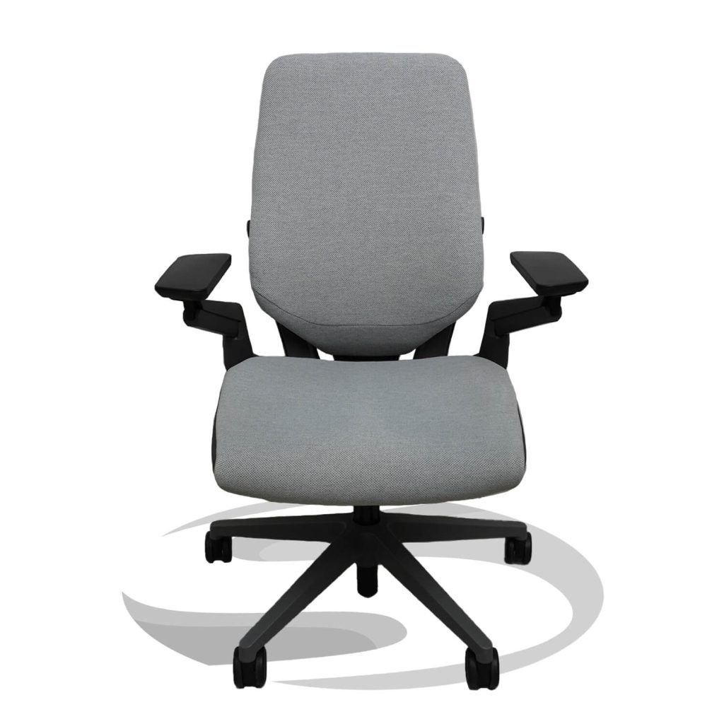 Steelcase Gesture Chair Fully Adjustable Light Gray Fabric