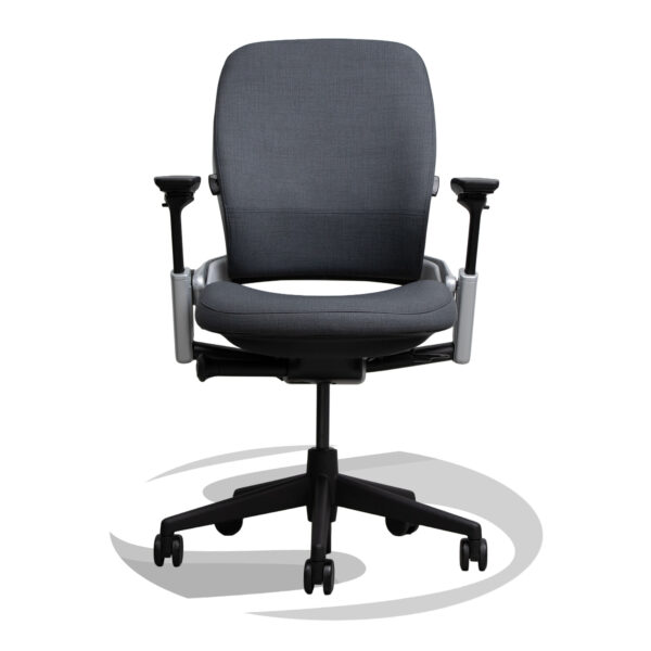 Steelcase Leap V2 with Gray Vinyl Back and Seat